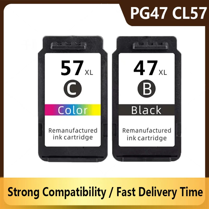 PG47 PG 47 PG-47 CL-57 CL57 CL 57 Compatible Ink Cartridge For Canon ...
