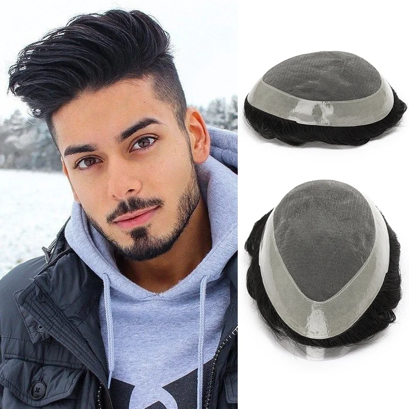 Men-s-Capillary-Prothesis-Mono-Toupee-for-Men-Male-Wig-Natural-Human ...