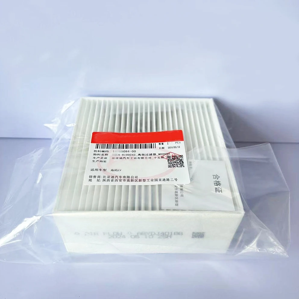 Cabin A/C Fresh Air Filter For BYD Seagull Accessories 2022 2023 2024 ...