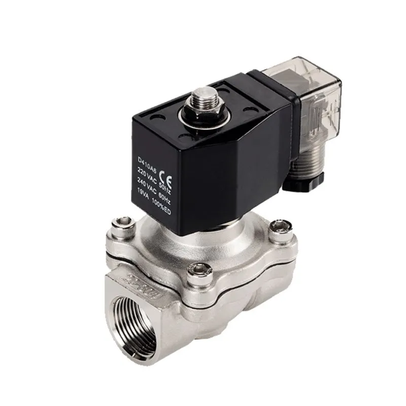 Válvula Solenoide eléctrica de 1/2 ", 3/4", 1 ", 2", normalmente cerrada, 12v, agua, 24v, 230v ...