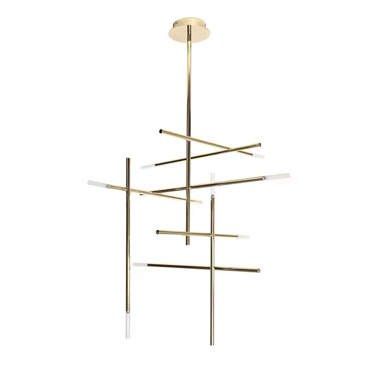 Lampu Langit langit Ruang Makan Postmodern Nordic Lampu Silang Kreatif ...