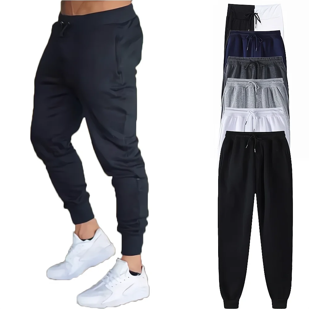 Mens-Casual-Sweatpants-Fleece-Pants-Workout-Autumn-Winter-Running ...