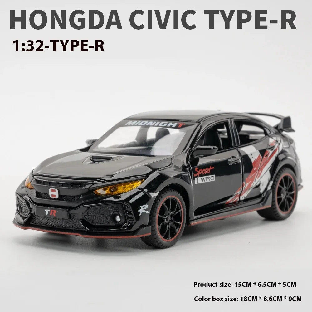 1-32-Honda-Civic-Type-R-Super-Modified-Sport-Car-Alloy-Metal-Diecast ...