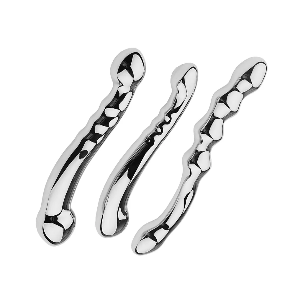 Stainless-Steel-Prostate-Massager-Masturbate-Stick-Vestibular-Plug-Anal ...
