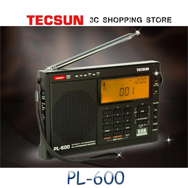 TECSUN-PL-600-Full-band-Synthesized-Stereo-Digital-Tuner-Tunning-AM-FM ...