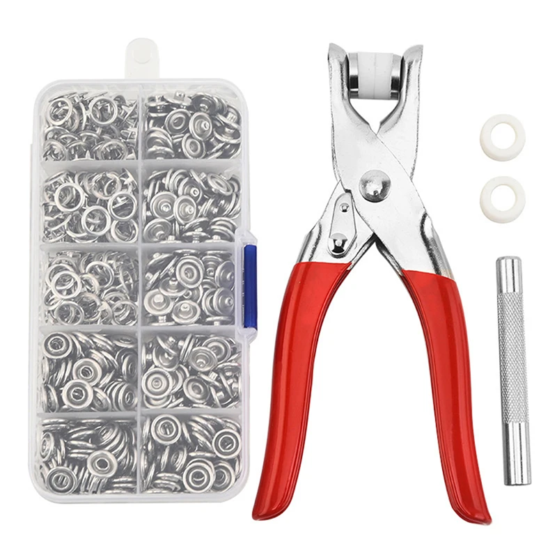 Snaps Buttons Pliers Set Snap Fasteners Kit Tool Sewing Buttons Press ...