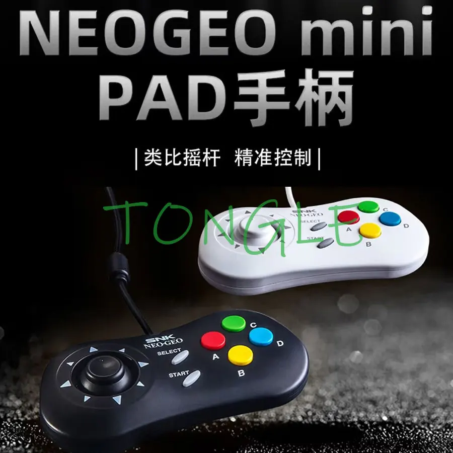 NEOGEO-Mini-Gamepad-Controller-Branco-SNK-Retro-Arcade-Video-Game-Pad ...