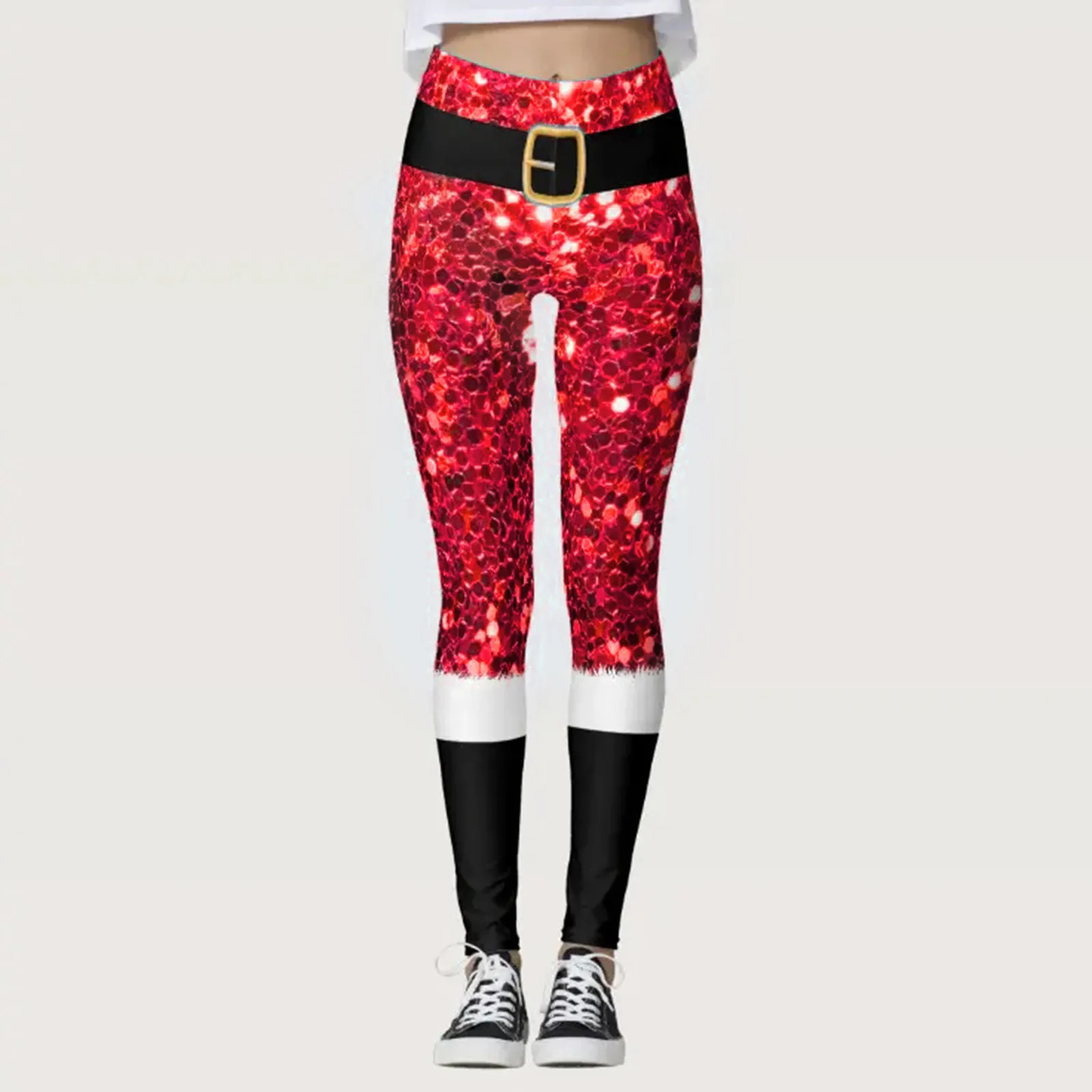 Women-Leggings-Merry-Christmas-Print-Leggings-Pants-Santa-Claus-Stretch ...