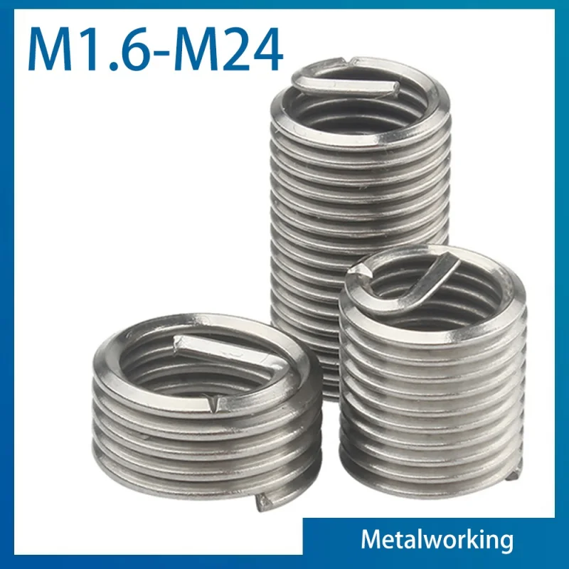 M1.6 M2 M2.5 M3.5 M4 M5 M6 M8~ M24 Stainless Steel Coiled Wire Helical ...