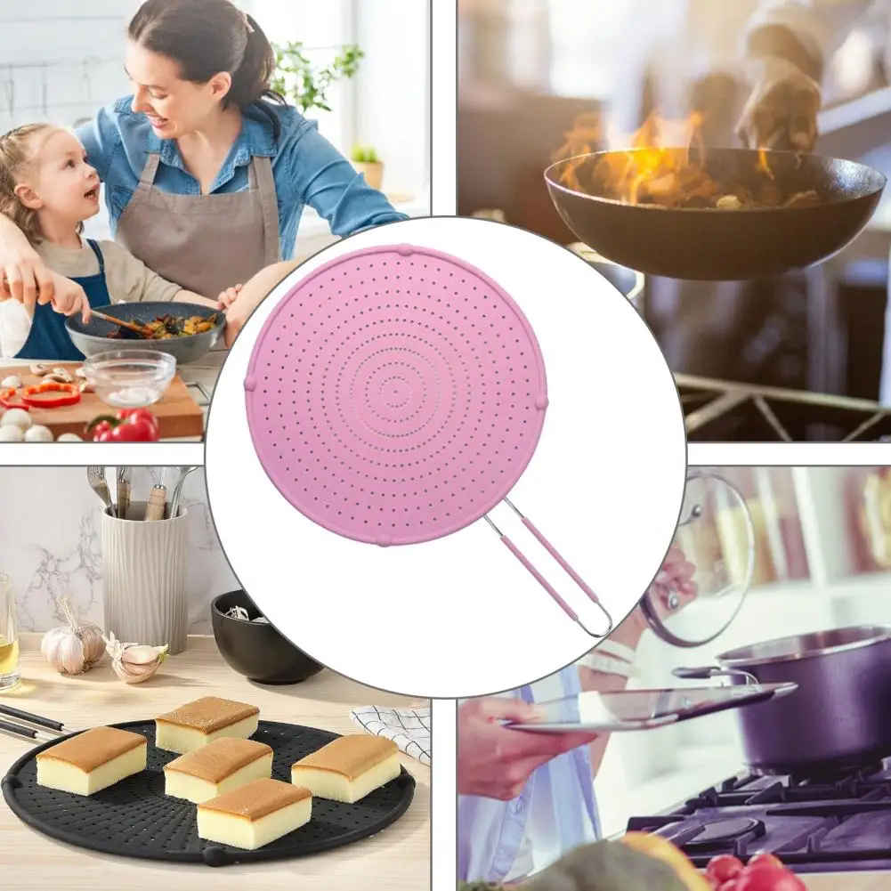 Tidy-Cooking-Splatter-Guard-Silicone-Splatter-Guards-for-Frying-Pan ...