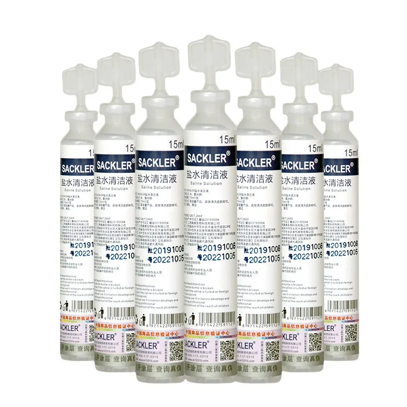 10Pcs Sodium Chloride Physiological Saline For Tattoo 0.9 Topical ...