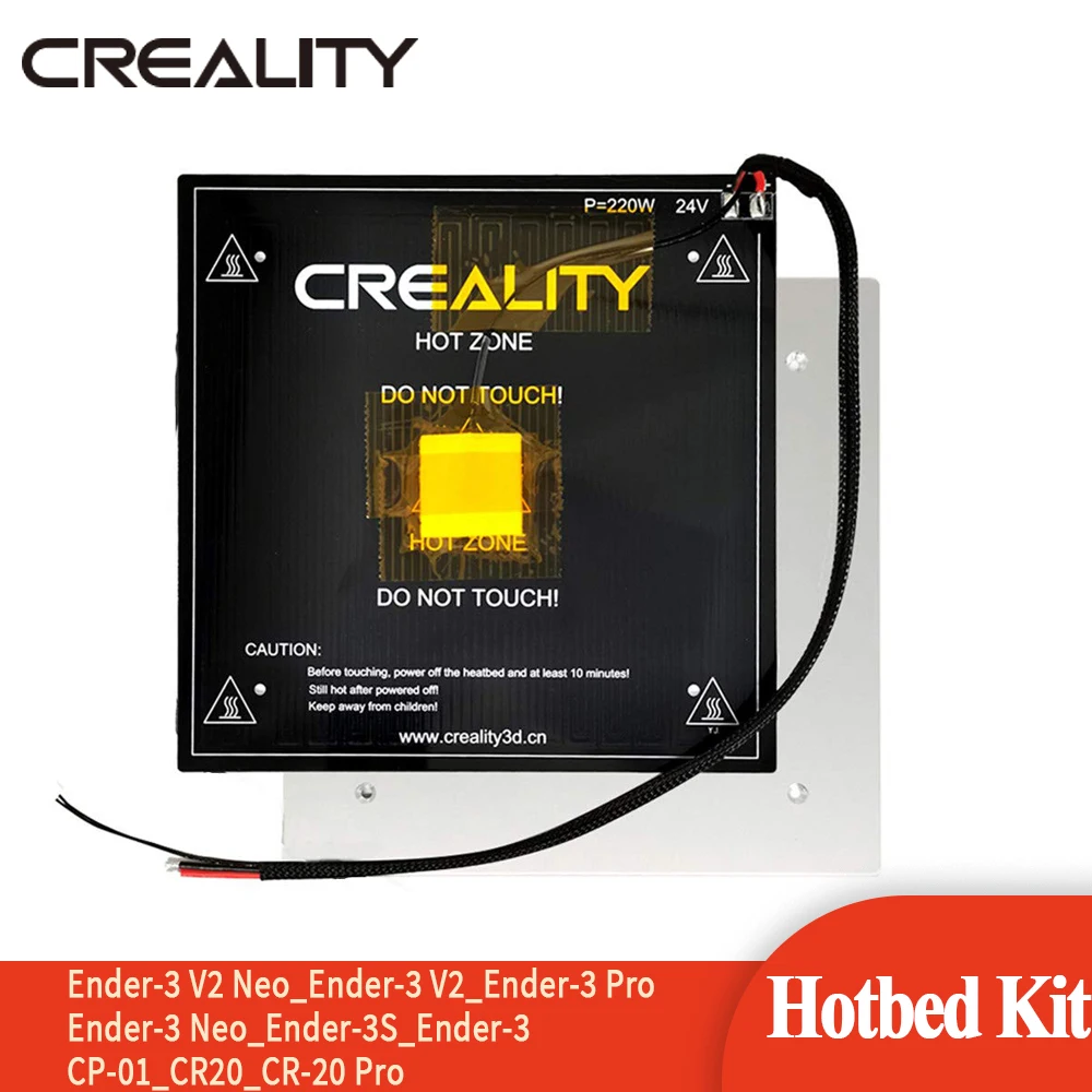 CREALITY Hotbed Kit for Ender 3 V2 / Ender 3 Pro/Ender 3 Neo/ Ender 3 ...