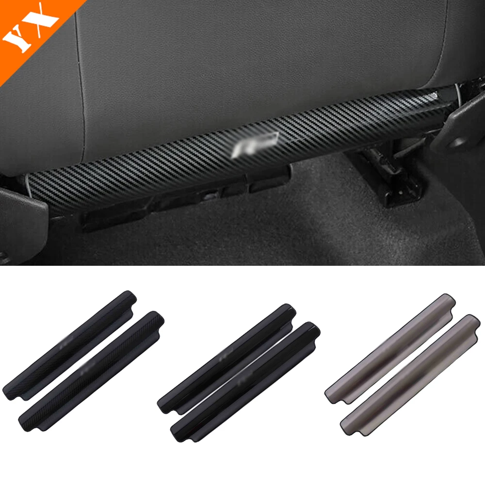Car-Stainless-Garnish-Cover-Front-Seat-Rear-Back-Protective-Anti-Kick ...