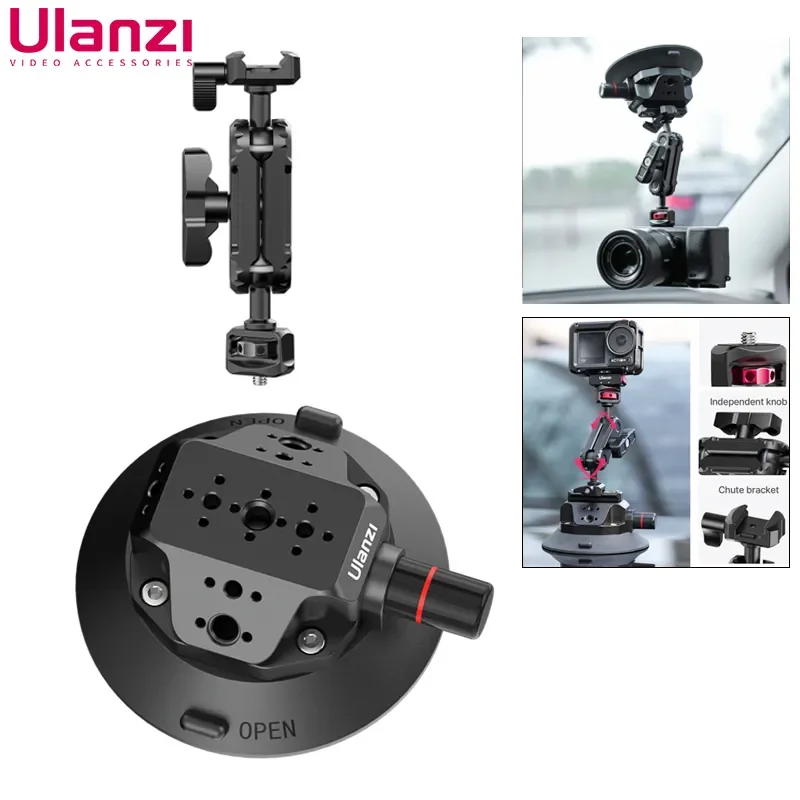 Ulanzi-Car-Suction-Cup-Mount-Holder-Kit-For-Phone-Action-Camera-GoPro ...