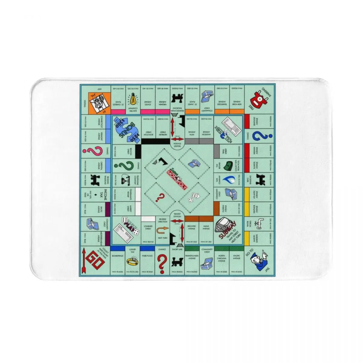 Monopoly Board Cartoon