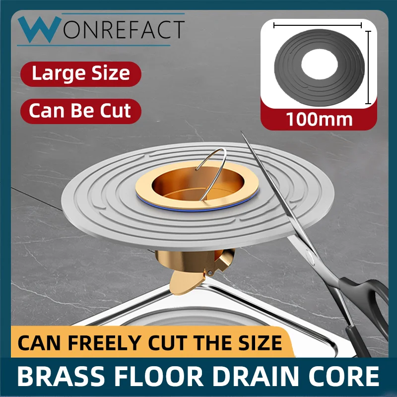 Brass-Floor-Drain-Core-Large-Size-Odor-and-Insect-Proof-Floor-Drain ...