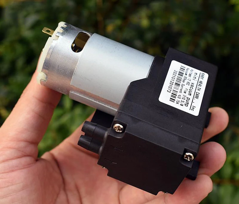 Micro 555 Piston Vacuum Air Pump DC 12V 10.5L/min Large Flow Small ...