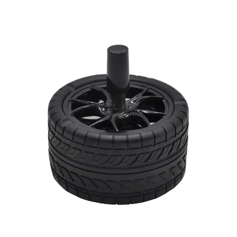 Creative Tyre Hub Rotating Style Fashion Ash Tray Alloy Round Smokeless ...
