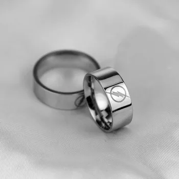 Movie Superhero The Flash Rings Barry Allen Cosplay Prop Can Be Opened ...