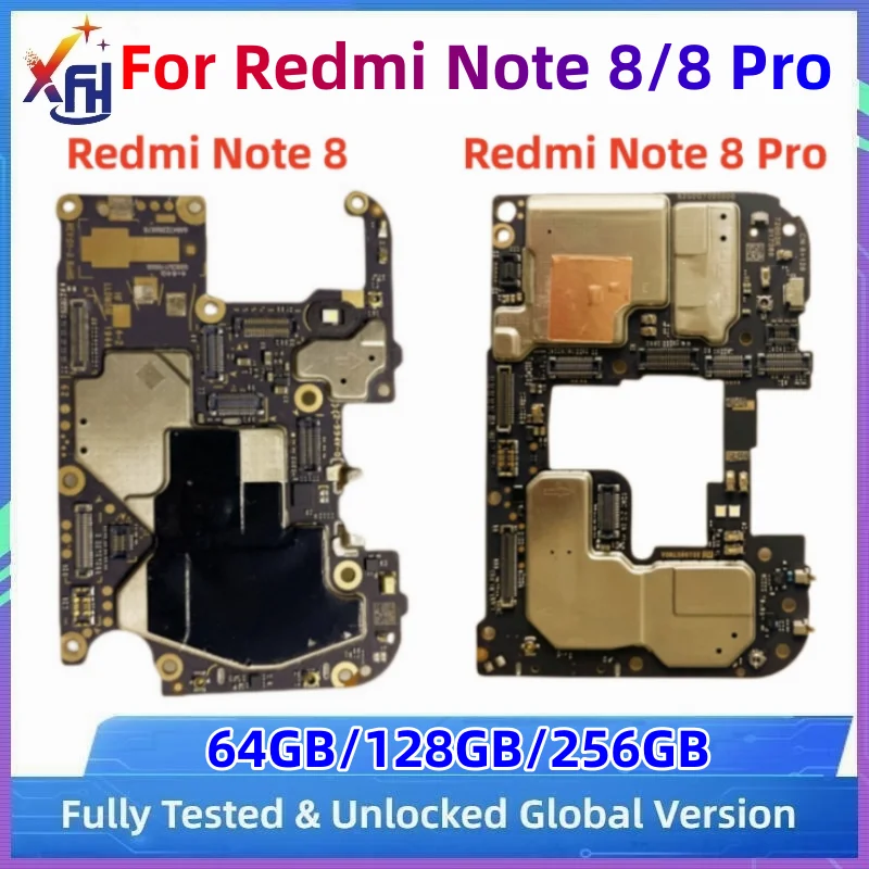 Motherboard-for-Xiaomi-Redmi-Note-8-8-Pro-64GB-128GB-256GB-ROM-Unlocked ...