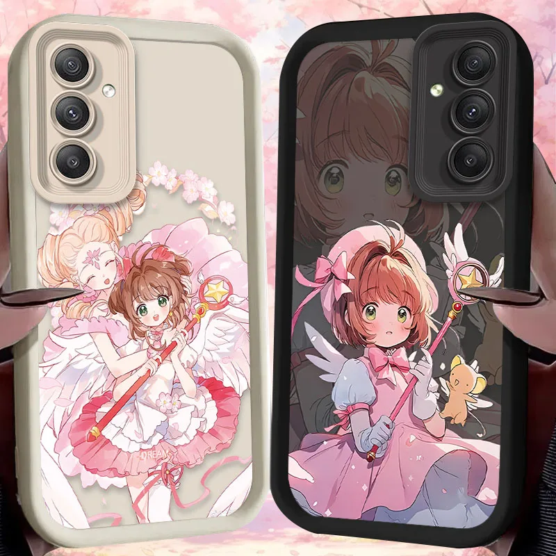 Lovely Anime Sakura Soft Case for Samsung Galaxy A35 A55 A15 A25 A16 ...