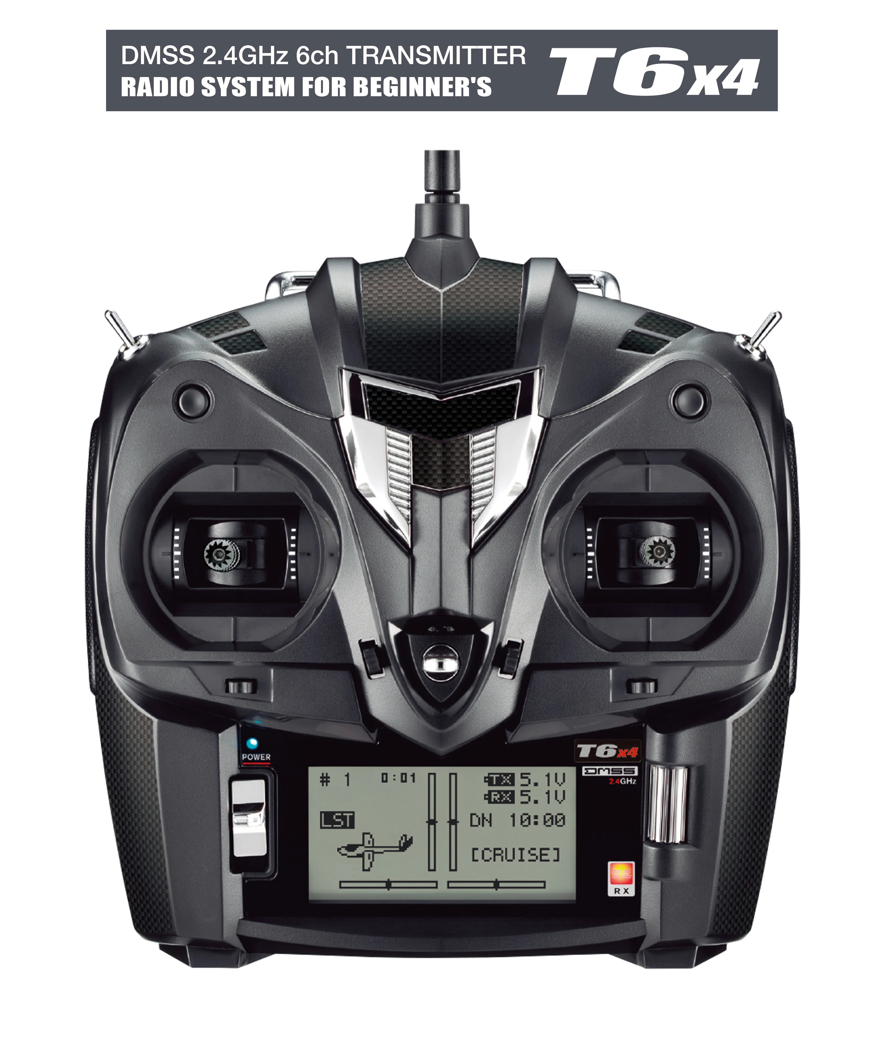 Jr Propo T6 Remote Control 2.4g Dmss Starter Remote Control ...