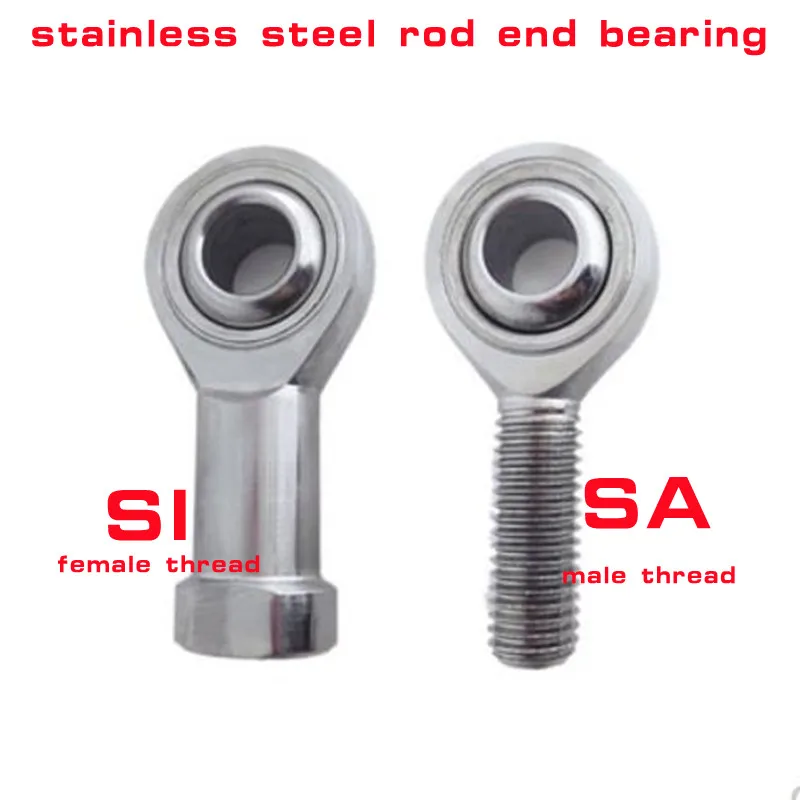 1PC Stainless steel Rod End Bearing M5 M6 M8 M12 M14 M16 m18 M20 M22 ...