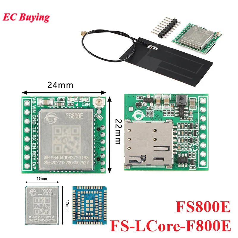 FS800E 4G Core Board Cat. 1 Wireless LTE All Network Communication DTU ...
