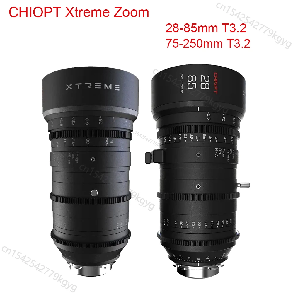 CHIOPT EXTREMER ZOOM XTREME 28-85mm T3.2 75-250mm T3.2 Full Frame zoom ...