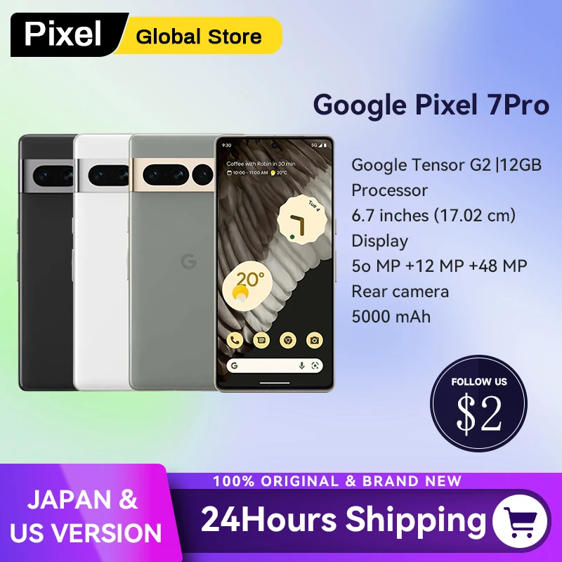Brand-New-Original-Google-Pixel-7-Pro-5G-12GB-RAM-128GB-256GB-ROM-6-7 ...