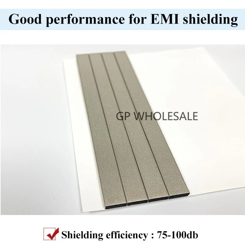 RF Faraday Foam Gasket 1m X 10mm X 10mm - Strip With Adhesive For EMI ...