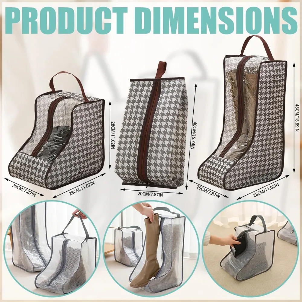 1pcs-Portable-PVC-Boot-Storage-Bag-Waterproof-Shoe-Storage-Bags ...
