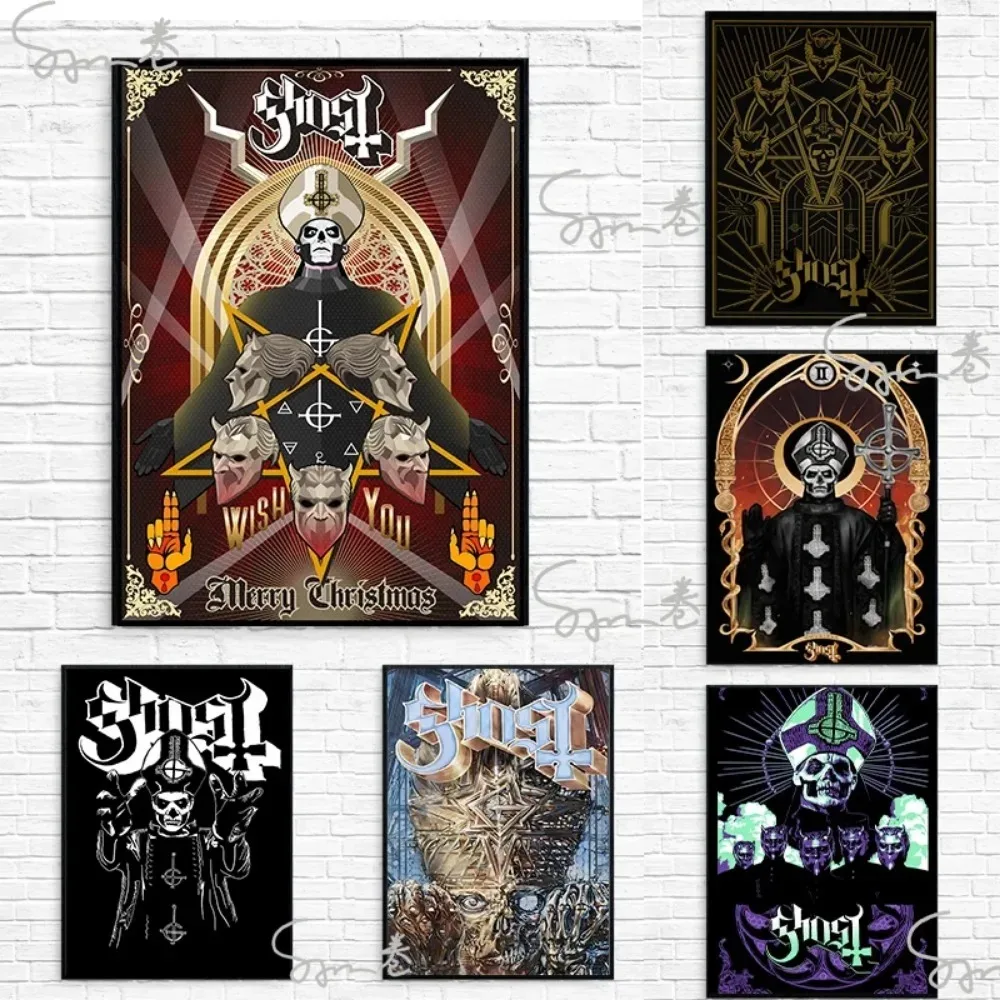 Ghost-Poster-Album-Posters-Music-Poster-Canvas-Printing-Music-Lovers ...