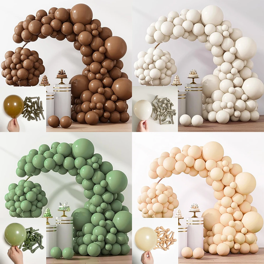 Globo-Retro-de-color-marr-n-decoraci-n-de-fiesta-de-cumplea-os-boda ...