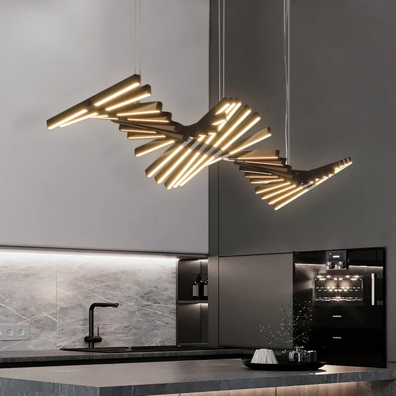 Stake-Out-Chandelierled-Minimalist-Designer-Rectangular-Lighting-For ...