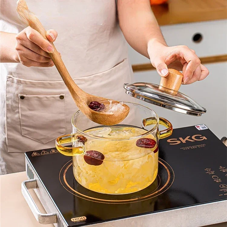 Thick-Glass-Cooking-Pot-Household-Stew-Pan-Electric-Double-Ear-Milk-Pot ...