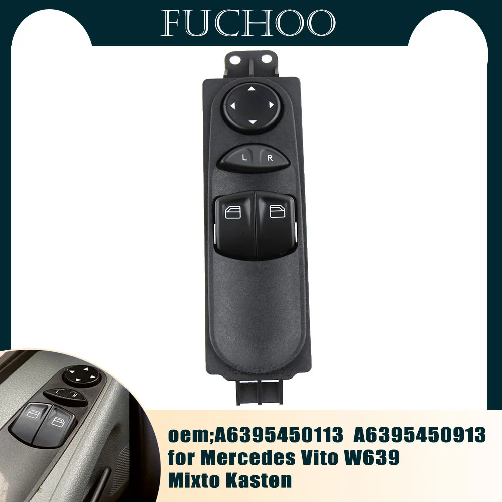 Car-Accessories-7pins-Power-Window-Control-Switch-For-Mercedes-Vito ...