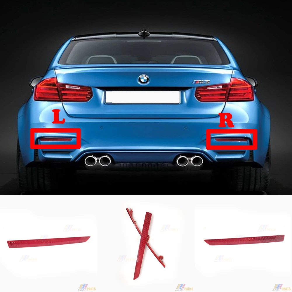 컨버터블 2 도어 리어 리플렉터 63147848583 63147848584, 14 20 LH & RH BMW M3 F80 베이스 ...