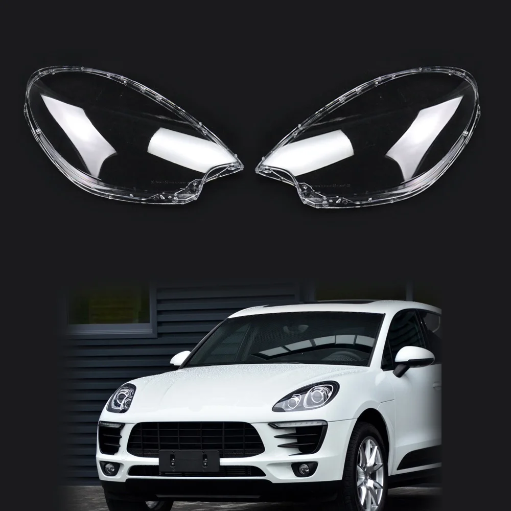 For Porsche Macan 2014 2015 2016 2017 Headlight Shell Lamp Shade Lens ...