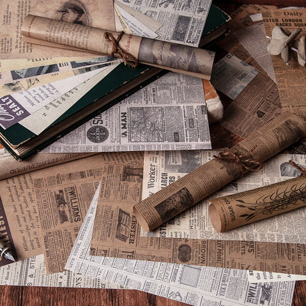 60-Sheets-Pack-Retro-Paper-Stickers-for-Scrapbooking-Crafts-Paper ...