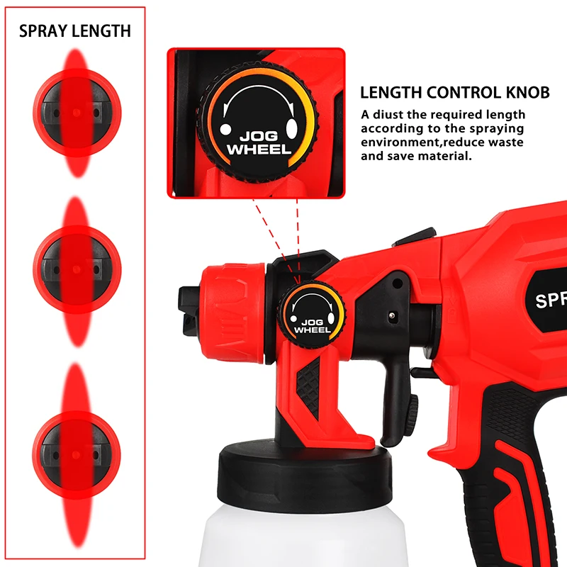 Valianto1,8 Mm -Es Spray -Pisztoly 550W 220 V 800 Ml Nagyteljesítményű ...