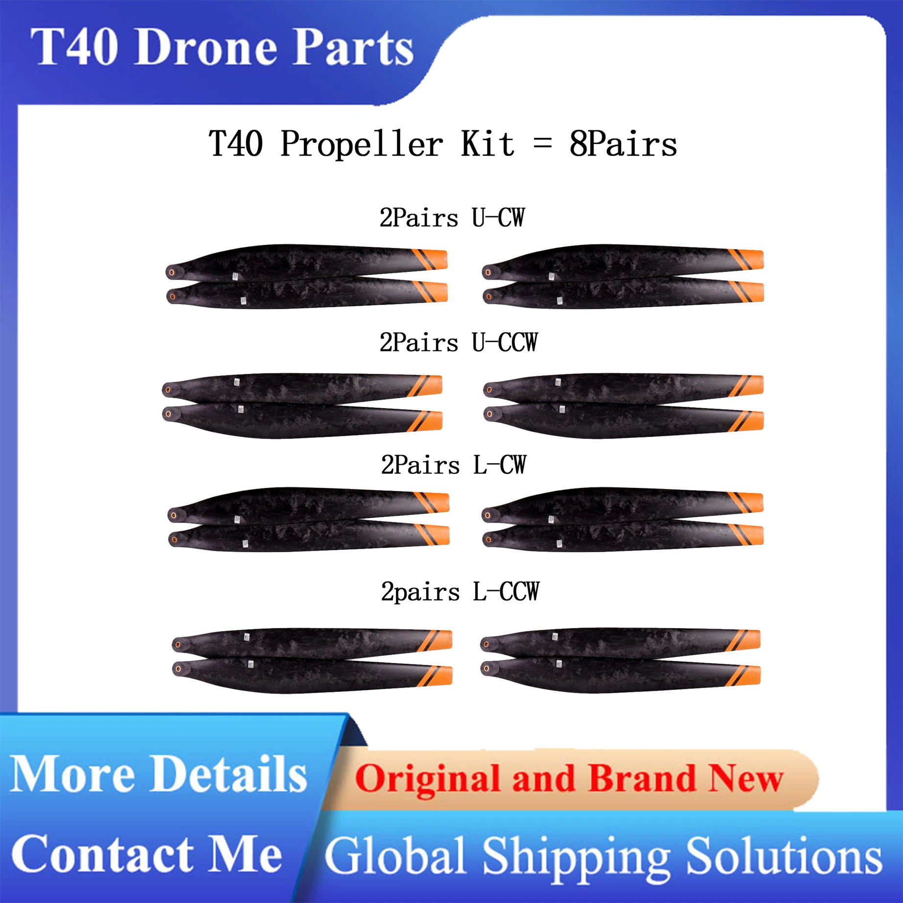 Propeller Drone Dji | Upper Propeller | Lower Propeller | Dji T20 ...