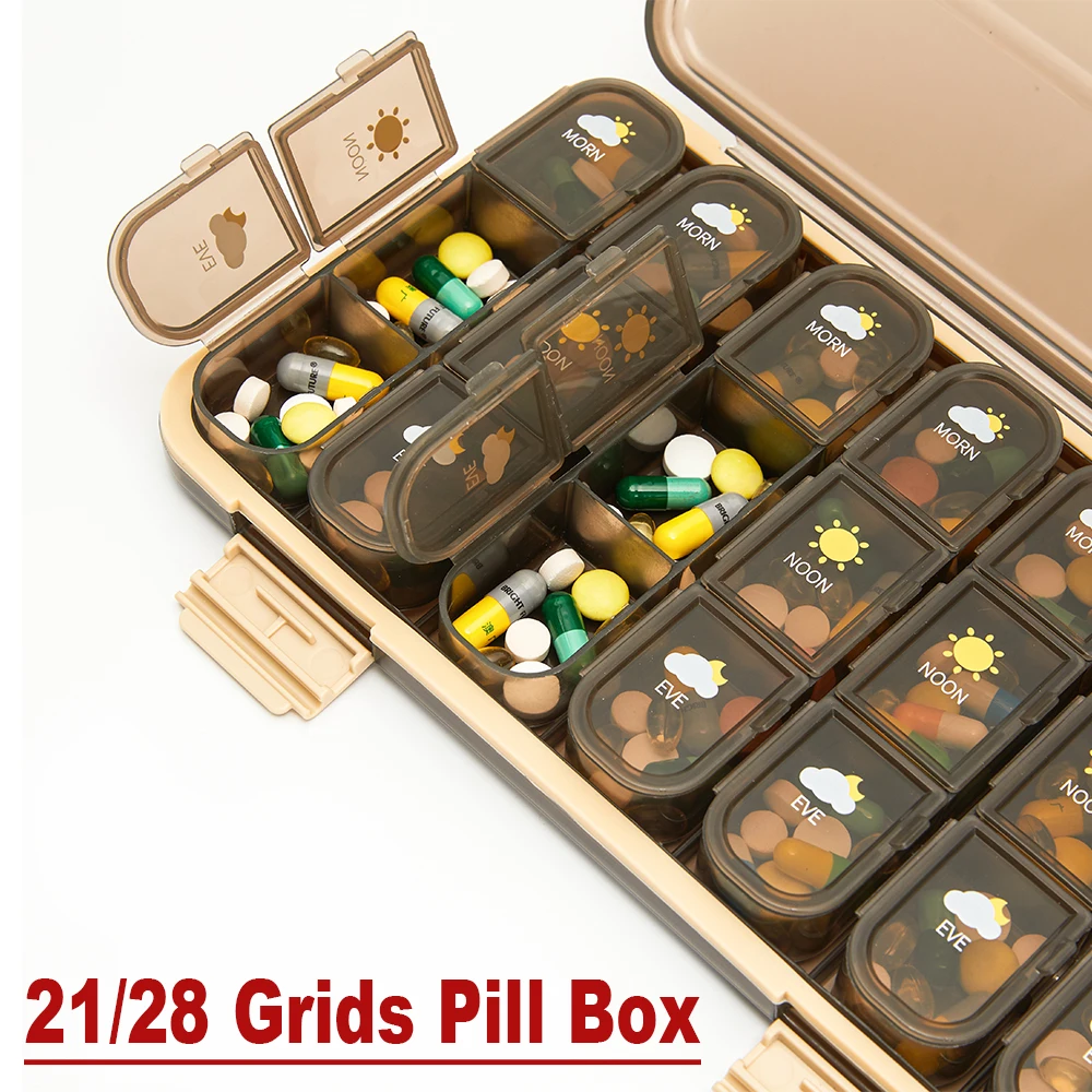 Large-Pill-Box-Portable-Pills-Container-Medicine-Storage-Pillbox-Weekly ...