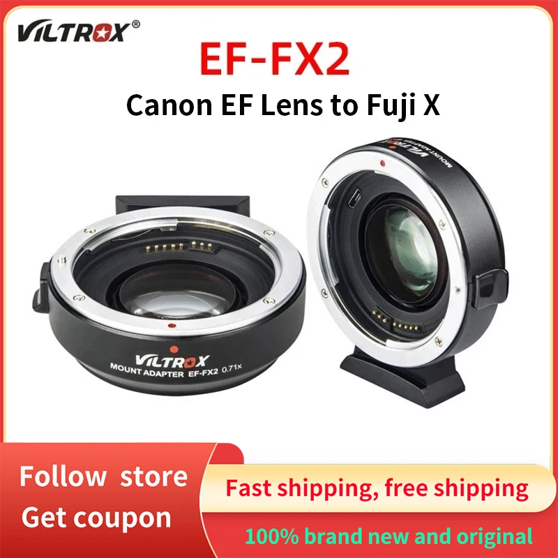 Viltrox-EF-FX2-Auto-Focus-0-71x-Focal-Reducer-Booster-Adapter-Canon-EF ...