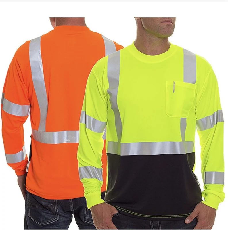 Safety-Shirts-for-Men-Reflective-Shirt-for-Work-Summer-Quick-Dry-High ...