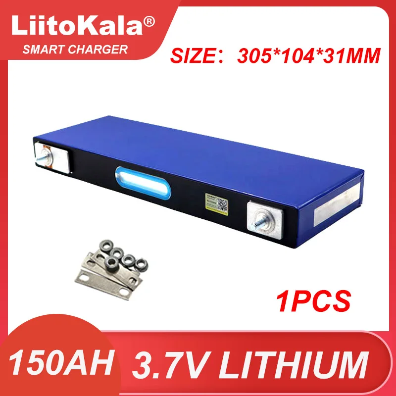 NEW Liitokala 3.7v 150Ah Lithium battery Power cell for 3 strings 12v ...