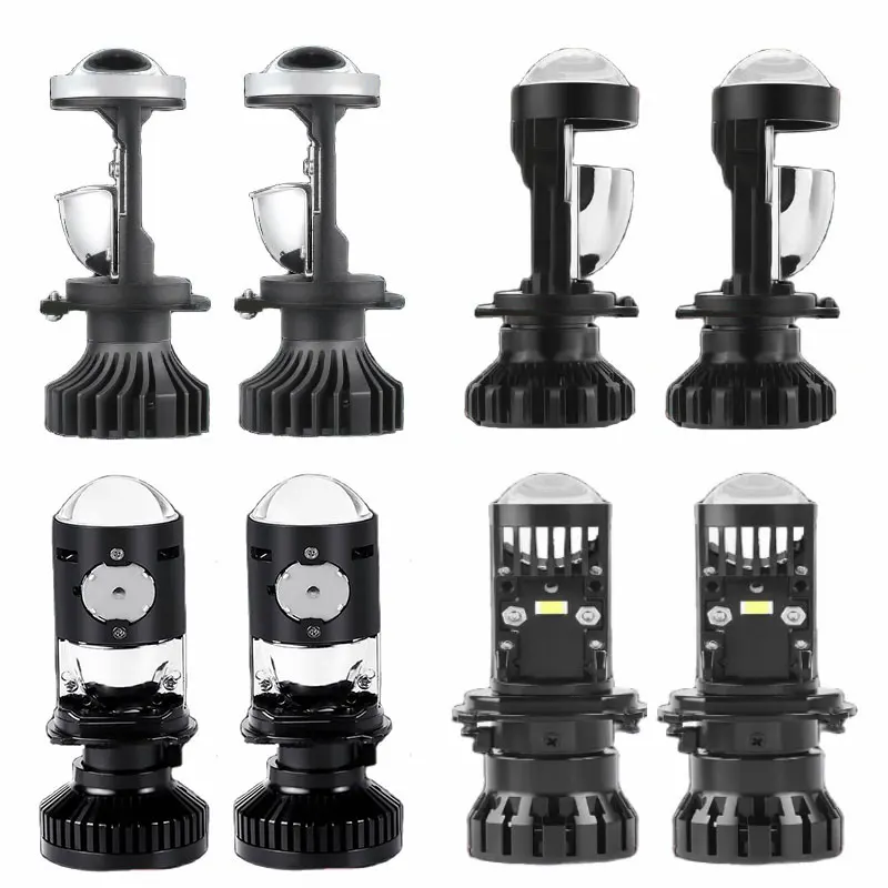 T1 T2 T3 T4 Mini H4 Bi-led Lens Led Projector Lenses For Headlight ...