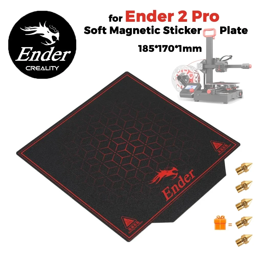 Official Creality Ender-2 Pro Soft Magnetic Sticker Plate 185×170×1mm ...