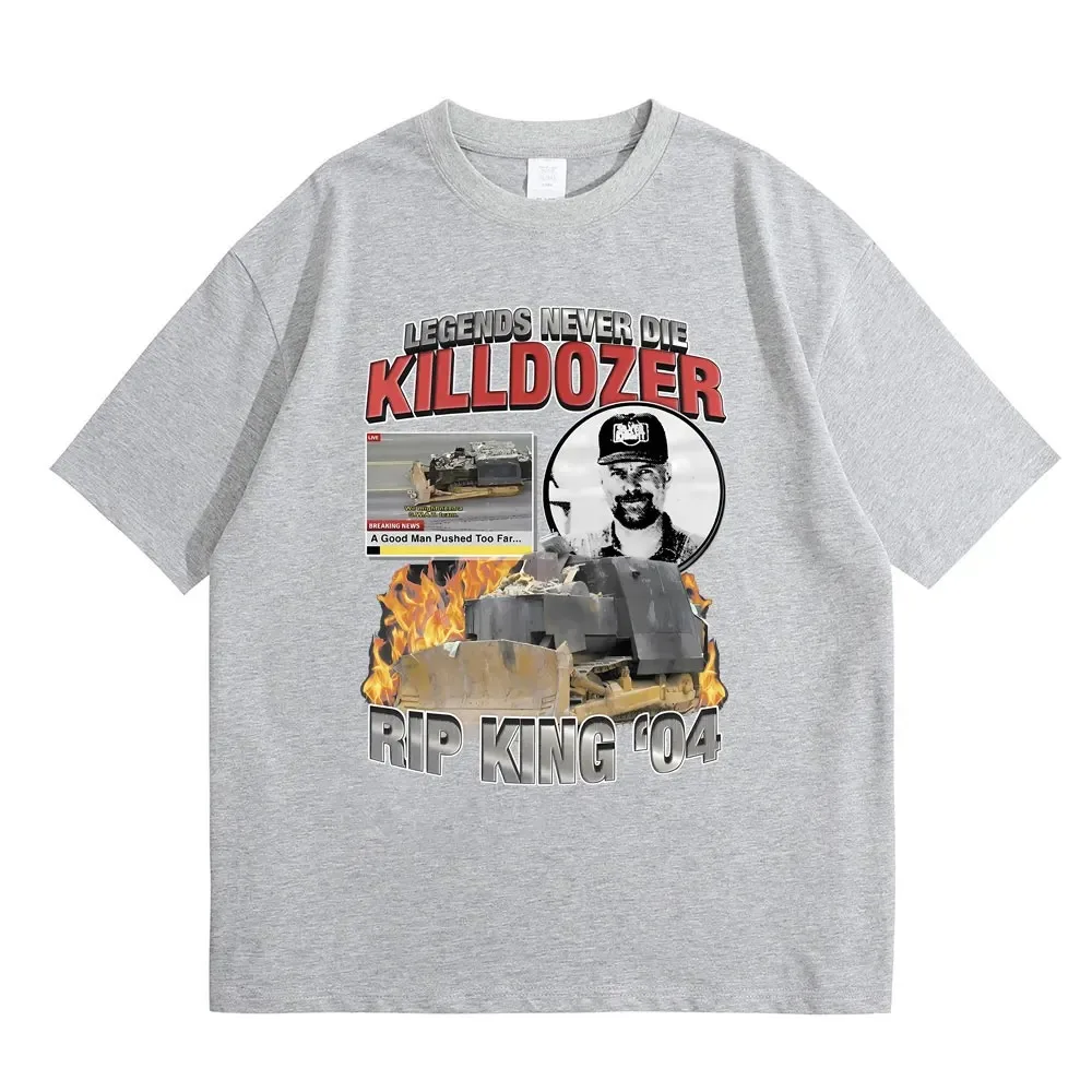 Legends-Never-Die-Killdozer-T-shirts-Men-Women-Casual-Oversized-Short ...