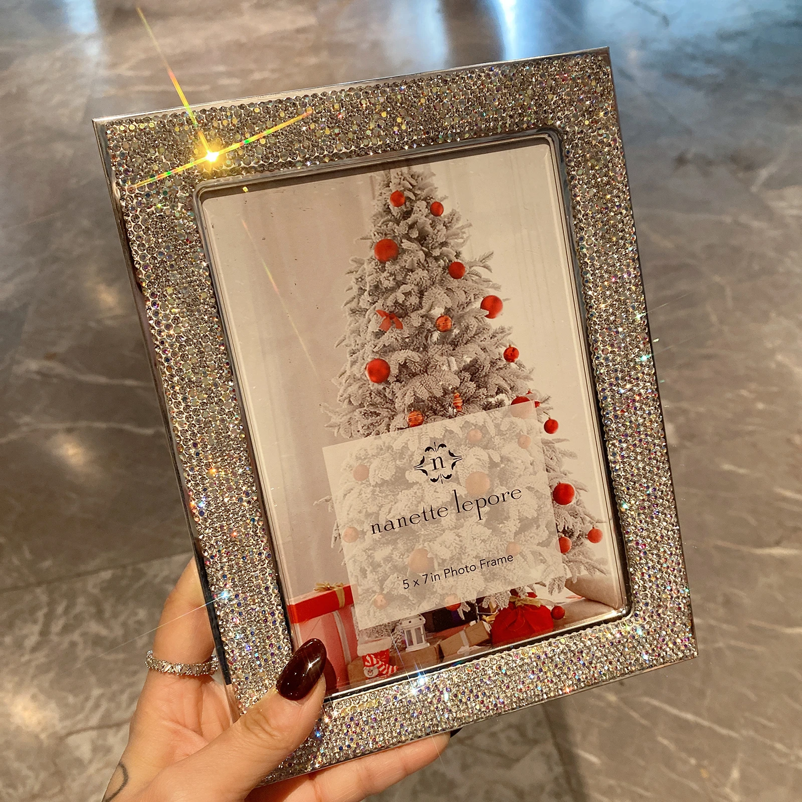 Diamond-Photo-Frame-Inlay-Rhinestone-Picture-Frames-Family-Photo-Frames ...